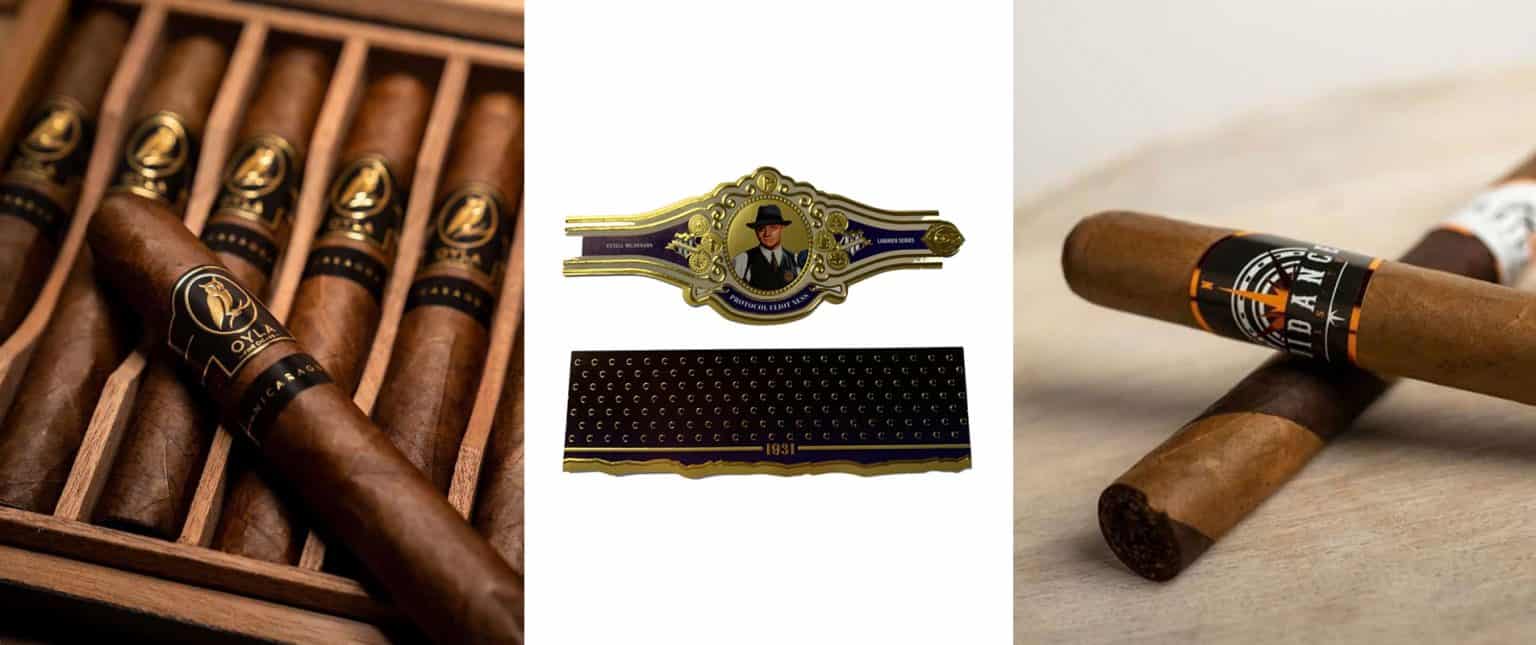 Foil stamped cigar bands and printed cigar wraps - Corcoran Printing